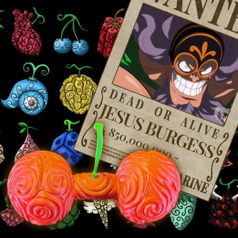 Riki Riki no Mi – Devil Fruit Model (Buff-Buff Fruit - Nerdreon LLC