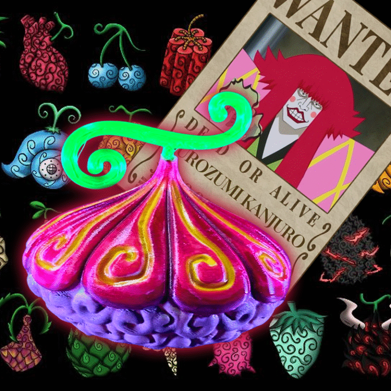 Fude Fude no Mi – Devil Fruit Model (Brush-Brush Fruit) - Nerdreon LLC