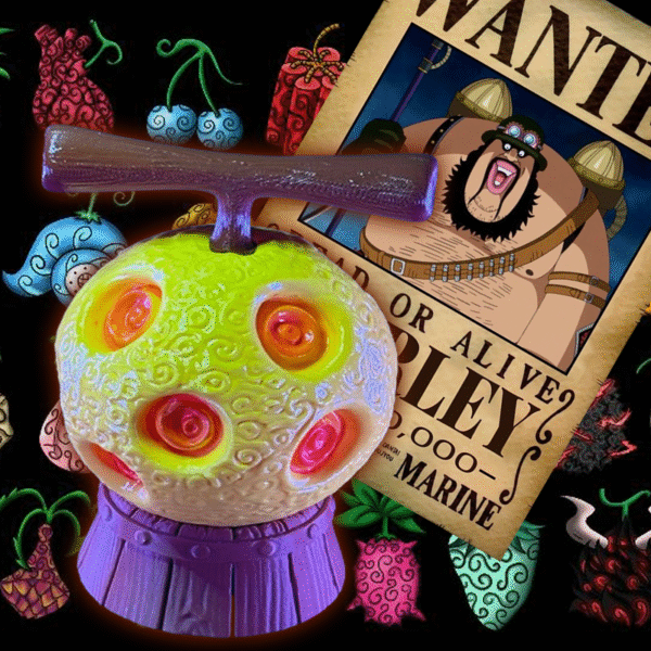 Oshi Oshi no Mi – Devil Fruit Model (Push-Push Fruit) - Nerdreon LLC